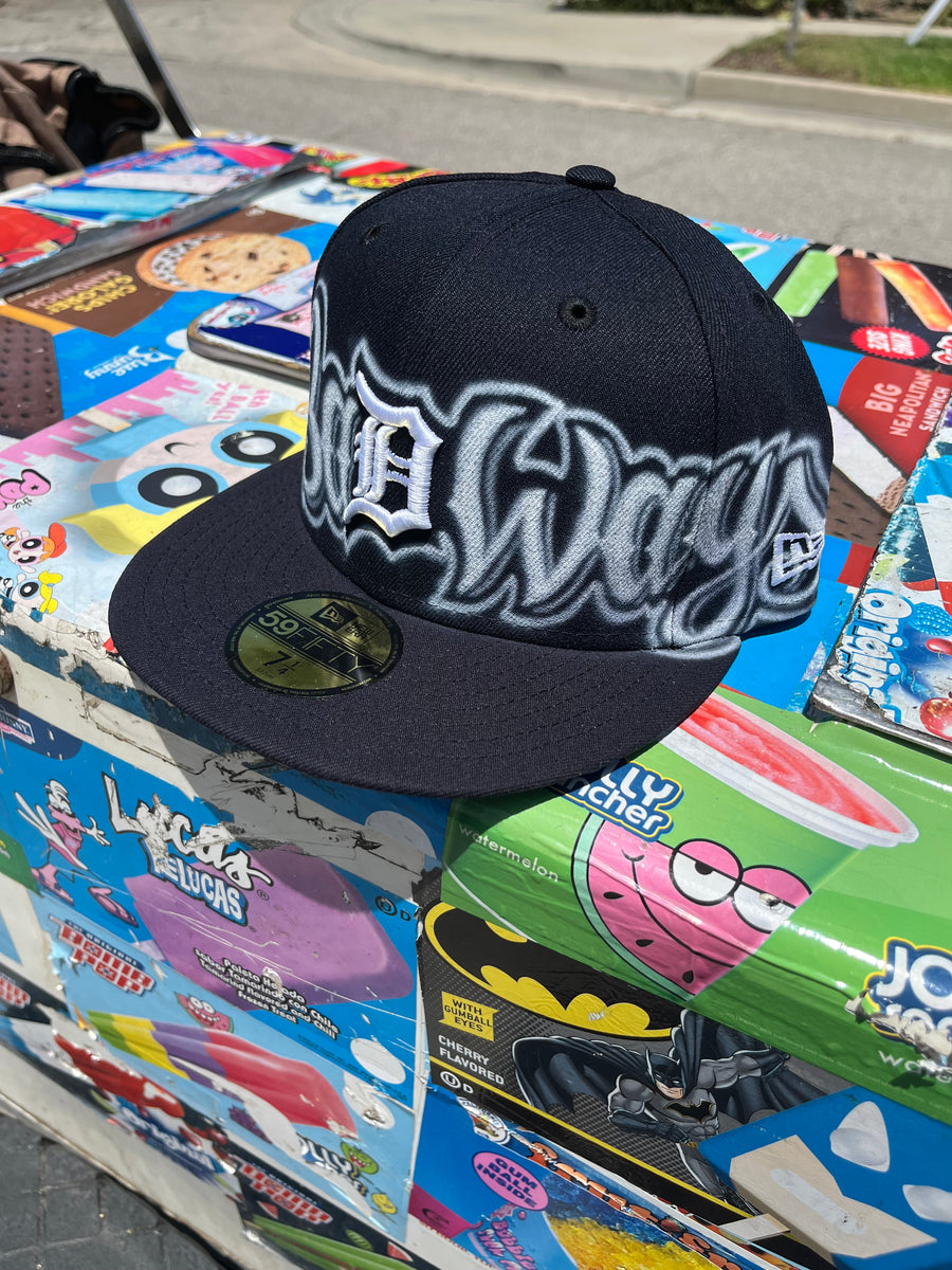 Fitted D hat custom airbrushed – Badways96