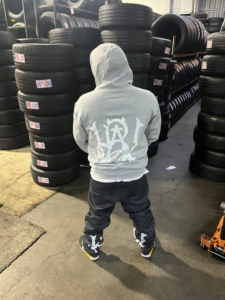 #3 grey Draco zip up – Badways96